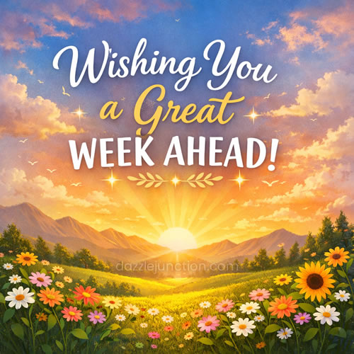 Have a Great Week Images and Greetings | Dazzle Junction